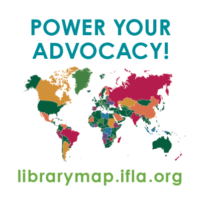 ifla map logo – Biblioteket tar saka #librarycase